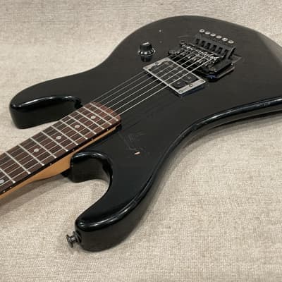 1987 Kramer 100ST Black Electric Guitar Single Pickup | Reverb UK