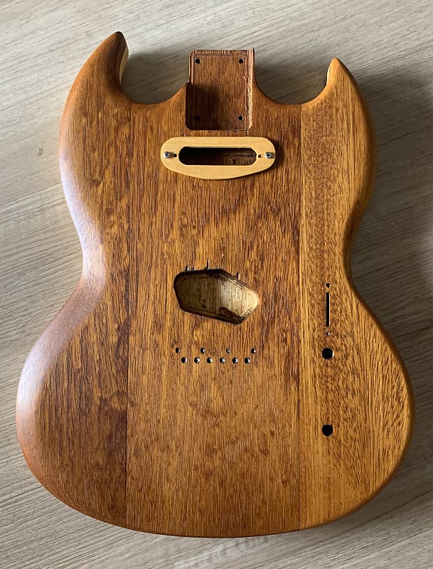 Weasel Guitars SG/Tele Hybrid Body – Chambered Marupá & | Reverb