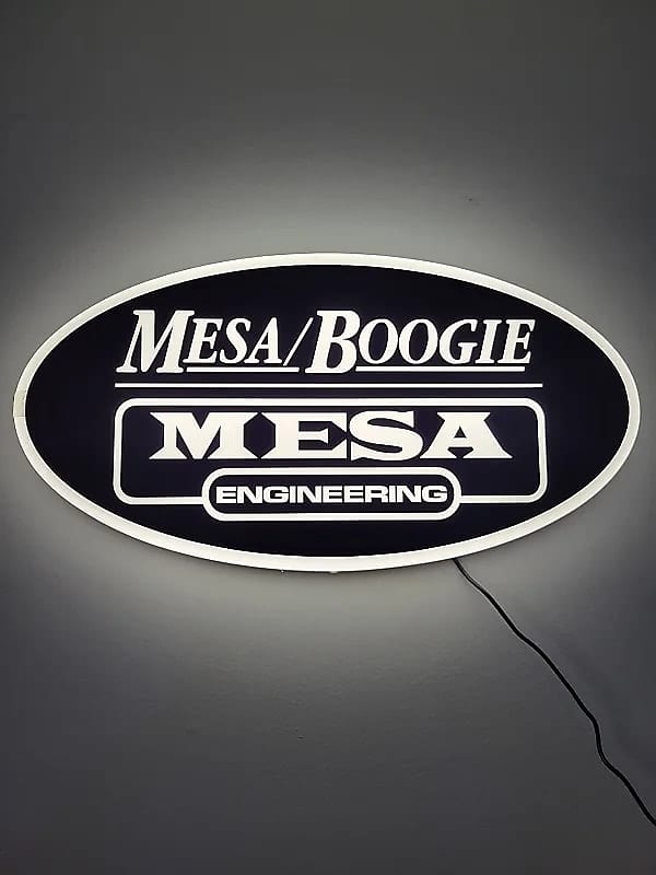Mesa Boogie Amplifiers Dealer Style Light Up Sign Killer Cool | Reverb