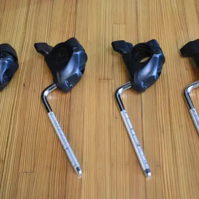 Used Roland Hatched Rack Clamps w/ L Arms 1.5" Set of 4 | Reverb