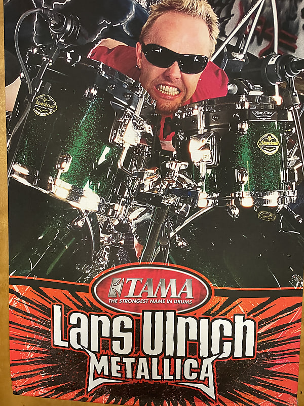 Tama Metallica’s Lars Ulrich Banner ? Colorful | Reverb