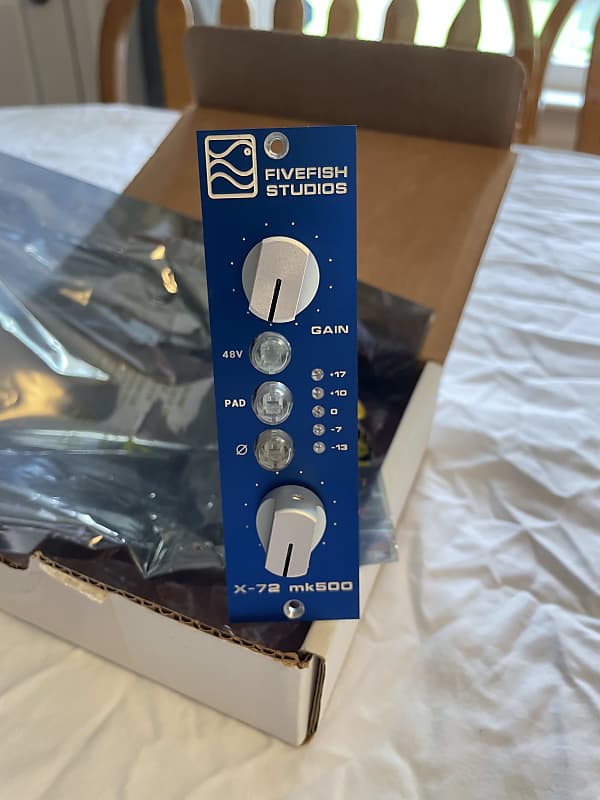 FiveFish Five Fish Audio X-72 MK500 API 500 Series Pre Amp | Reverb