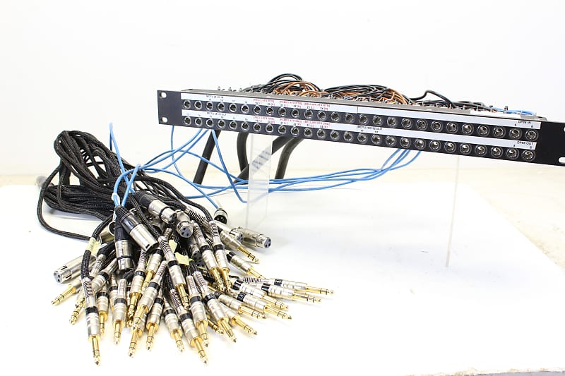 Audio Line Wired 24 I/O balanced TRS patchbay (No.2) | Reverb UK