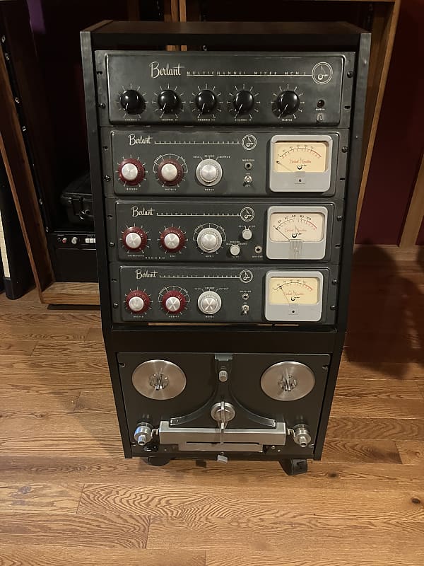 Berlant rack (3 tube preamps /1 tube mixer + tape transport) | Reverb