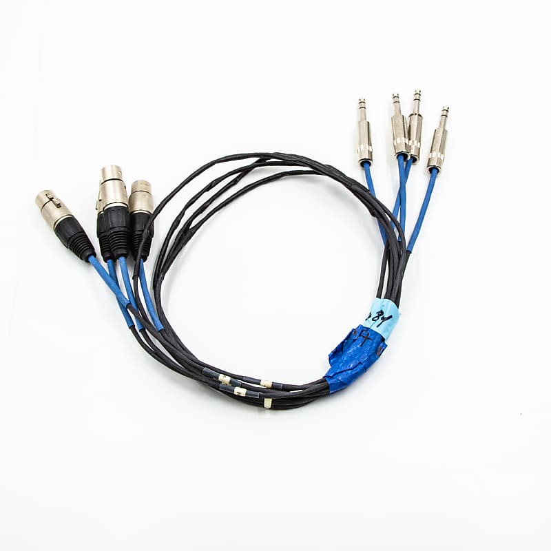 4XLRF to 4TRS - 3 Ft - 4 Channel Cable Snake Owned by Jay | Reverb