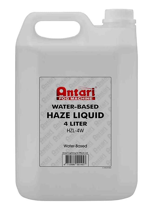 Antari HZL-4W Water Based Haze Fluid - 4L Bottle | Reverb