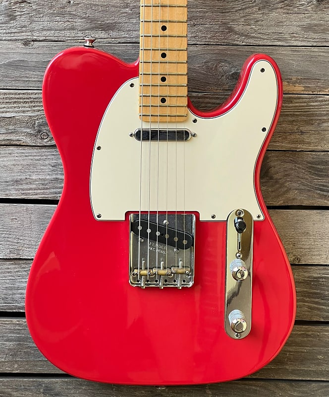 2009 Fender Telecaster American Special Fiesta Red Rare | Reverb