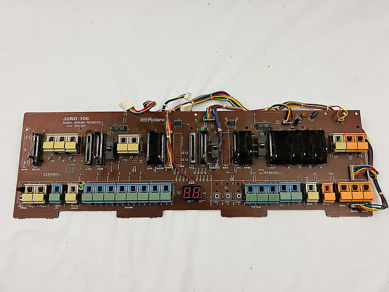 Roland Juno-106 Control Panel | Reverb