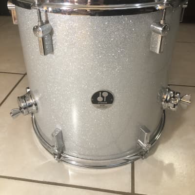 Sonor Bop Silver Sparkle Drum Kit - w Tom mount, Floor Tom | Reverb