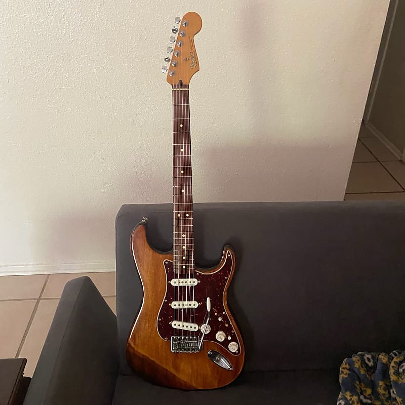 Fender Stratocaster 2003 - Stained Walnut modded | Reverb