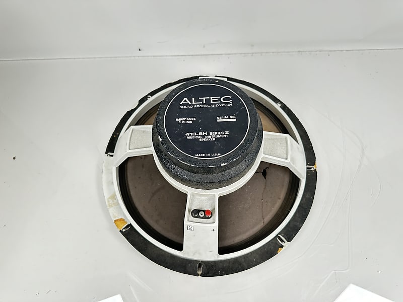 Altec 418-8H Musical Instrument Loud Speaker - 15" / 8 ohms | Reverb