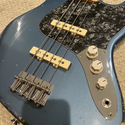 Musikraft MJT Jazz Bass Project - Lake Placid Blue | Reverb