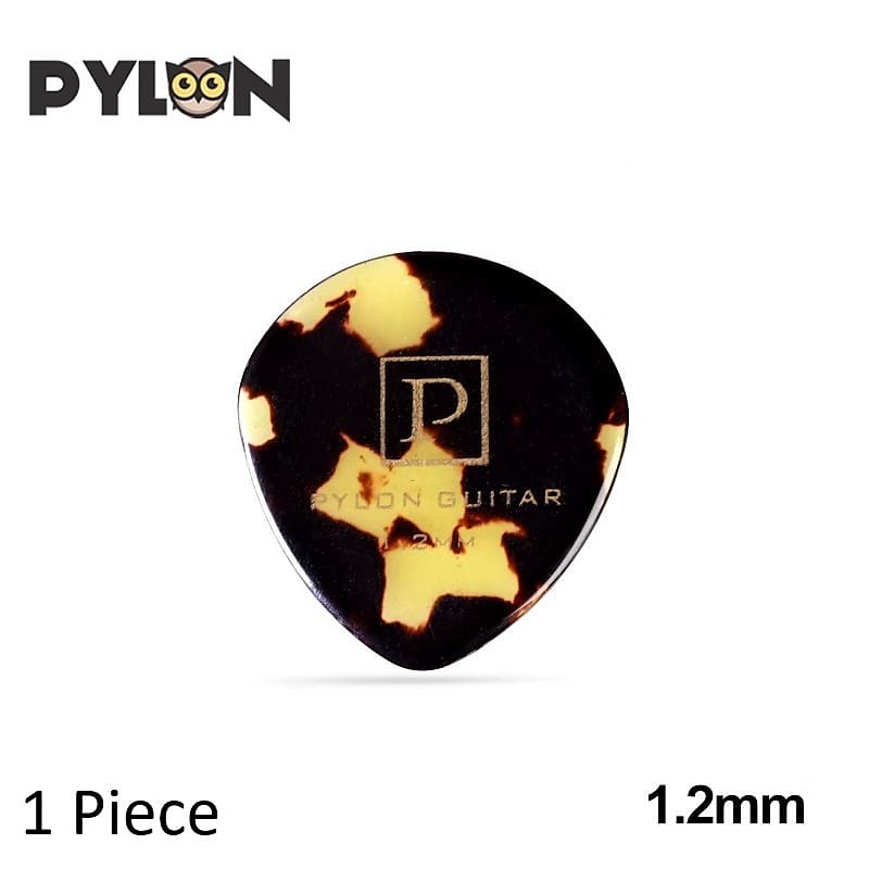 PYLON 1.2mm Tortoise Shell Guitar Pick – Premium Precision | Reverb