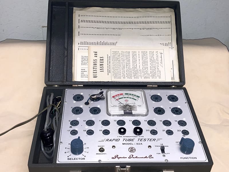 Superior Instruments Co. (SICO) - Rapid Tube Tester- Model | Reverb