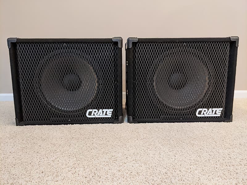 Crate 15" Subwoofer PA Cabinets (Pair) | Reverb