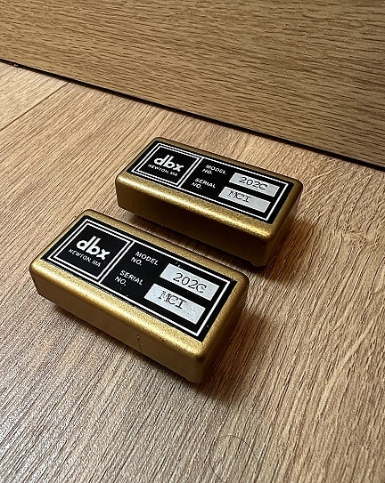 dbx Pair of DBX 202C VCA Gold | Reverb