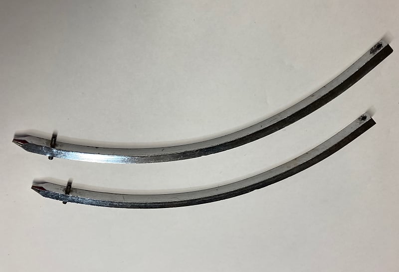 Ludwig Original 5/16" Thin Bass Drum Spurs Pair 1970's - | Reverb