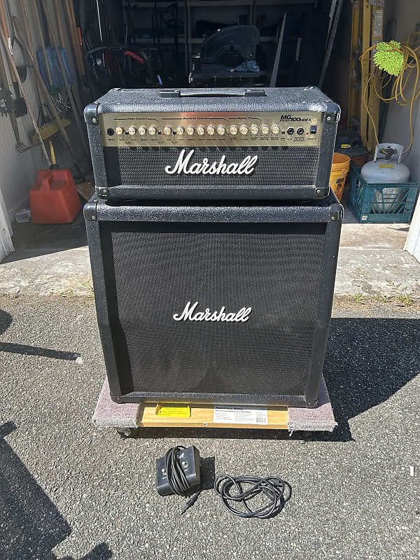 Marshall Mg half stack - Black | Reverb