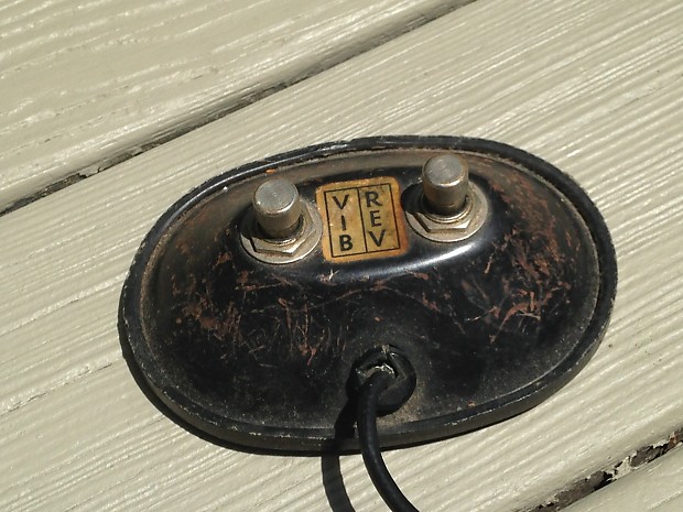 Vintage Fender 2-button Footswitch - RCA Foot Switch for | Reverb