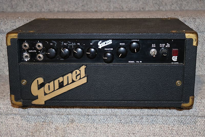 Vintage 1970s Garnet PA90 Rebel Tube Amp Head - Fully | Reverb