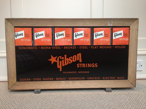 Gibson String Display Cabinet 1950/60s | Reverb