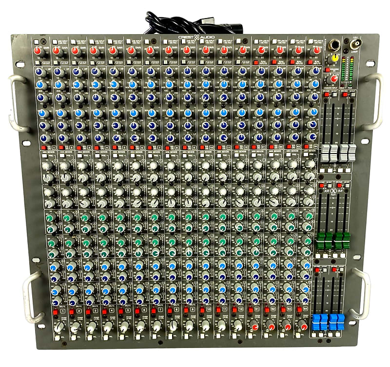 Crest Audio X-Rack XRM 20 Channel Mixer 12 Mono + 4 Stereo | Reverb