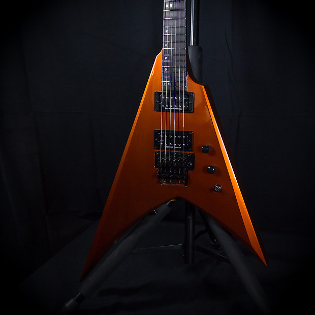 ESP USA V-II FR Fire Rust Metallic Custom Shop NAMM 2018 w/ | Reverb