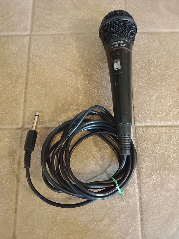 Universal Microphone - 10Ft Cable, 1/4" jack, Built-in On/Off | Reverb