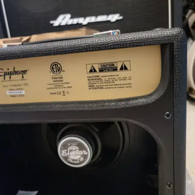 Epiphone Snakepit 15G Guitar Combo Amplifier Black Gold NOS | Reverb