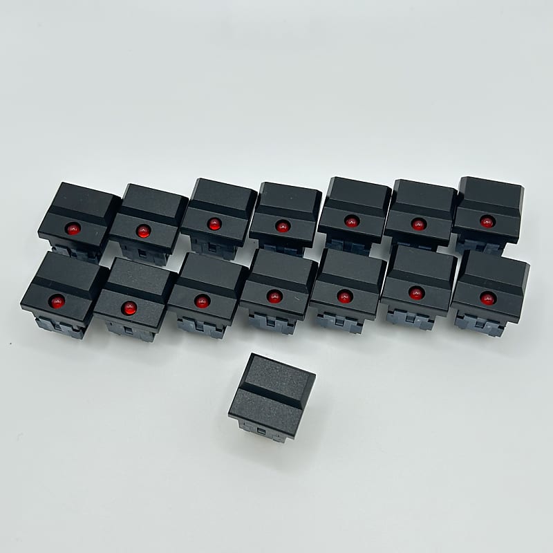 Oberheim OB-SX - Complete set (15pcs) of Push Buttons | Reverb