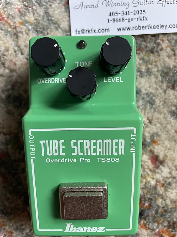 Ibanez TS 808 Tube Screamer Keeley Mod+ | Reverb