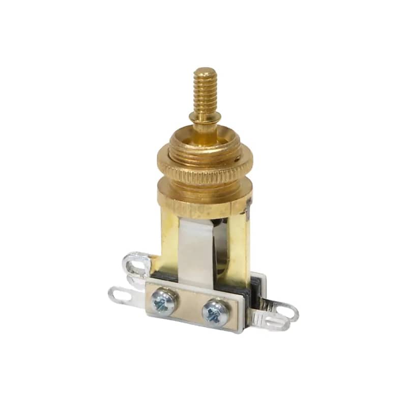 Switchcraft Brass Short Toggle Switch | Reverb