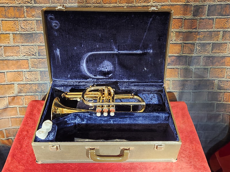 Conn Connquest Cornet w/ Carrying Case Just Serviced | Reverb