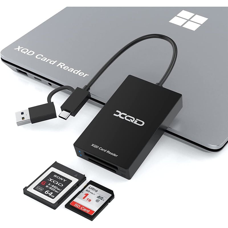 4-In-1 XQD Card Reader - Wins/Mac/Android | Reverb