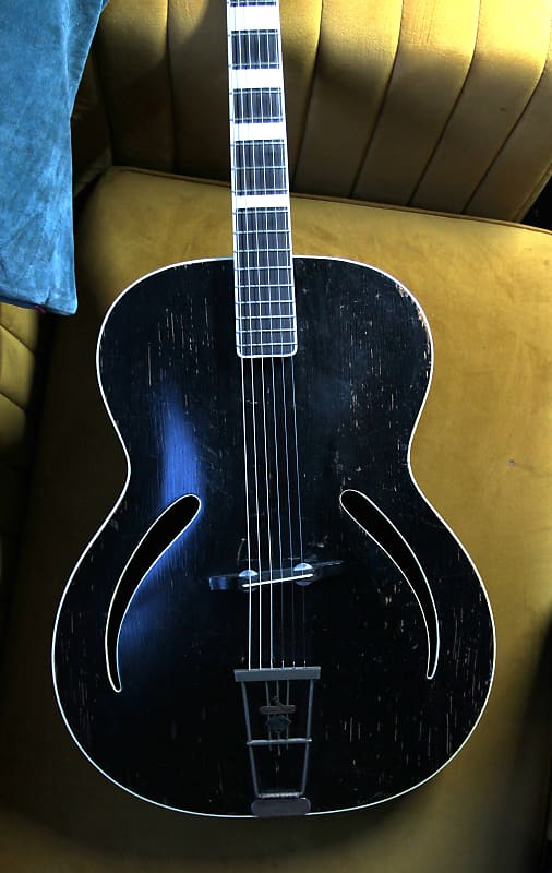 Hopf Jazz Archtop "Cats Eye" 1950er - schwarz | Reverb Deutschland