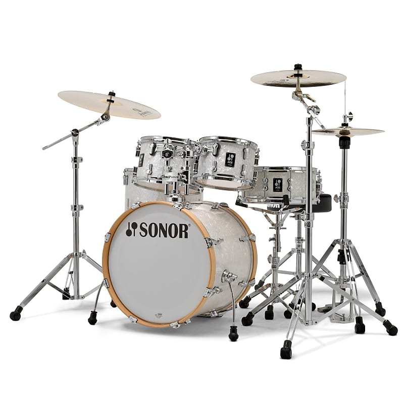 Sonor AQ2 Studio Shell Set WHP White Pearl - Drum Shell Set | Reverb