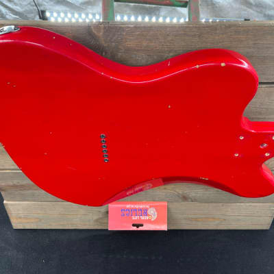 Real Life Relics Fully Loaded Telemaster Body Aged Fiesta Red | Reverb