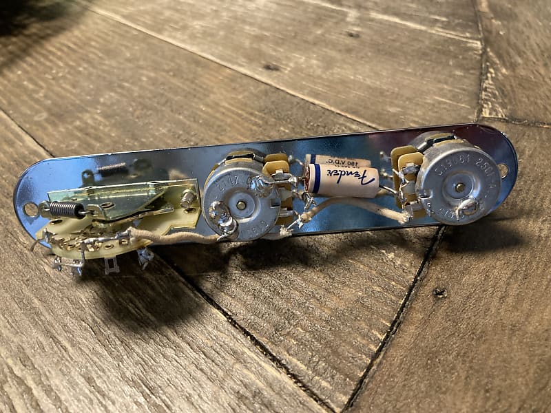 Fender Loaded Control Plate from American Original Telecaster | Reverb