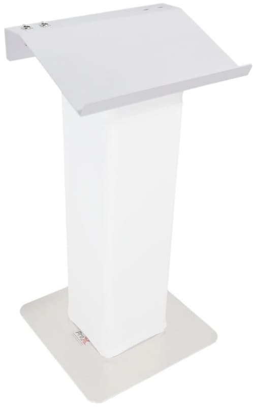 ProX XT-LECTERN24-WH Truss Lectern 24" White Finish Aluminum | Reverb