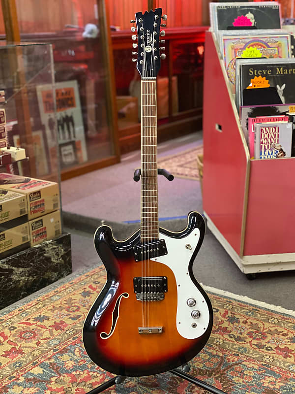 Mosrite Combo 12-string hollowbody 1966 Sunburst | Reverb