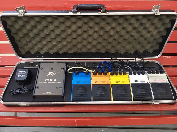 Peavey PFC-5 full pedal board 1980's 5 pedals | Reverb