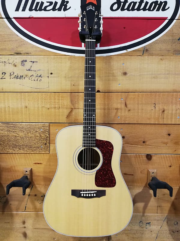 Guild D-40E Natural Satin Made in USA | Reverb France