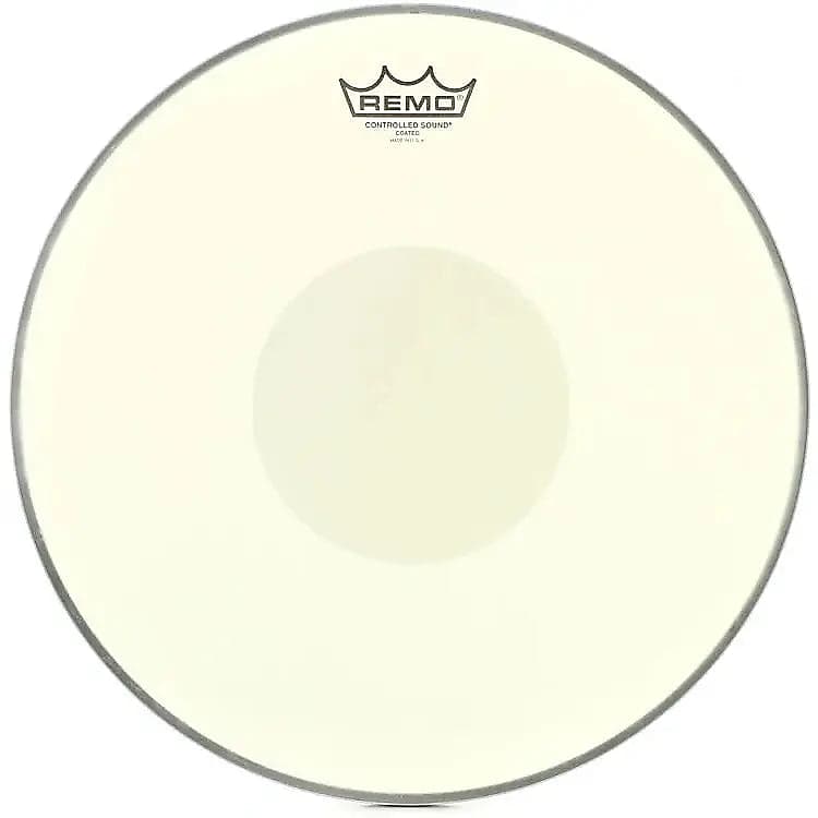 Remo Controlled Sound Coated Drumhead 14" w/Clear Dot on Top | Reverb