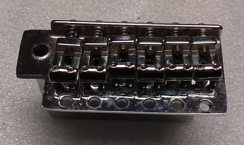 Fender STC Strat Tremolo Bridge 6 Point 80s - Chrome | Reverb