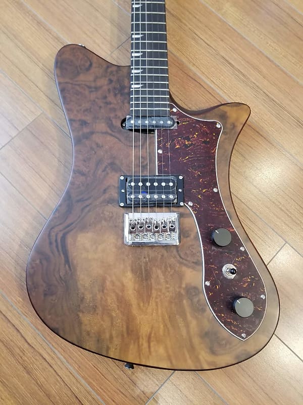 Alder Burl Body Carbonized Maple Neck Electric Guitar | Reverb