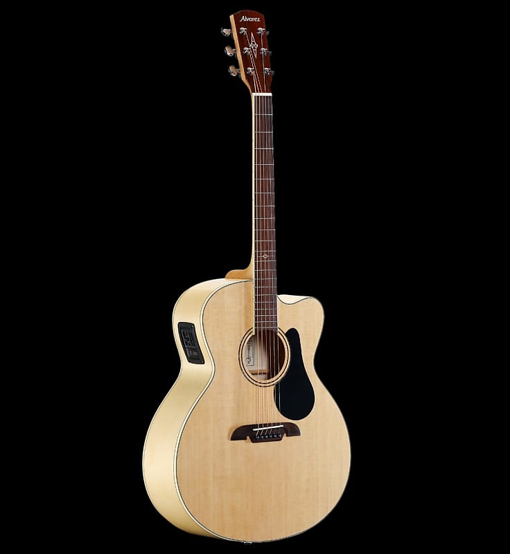 Alvarez AJ80CE Jumbo Guitar w/ LR Baggs Stage Pro | Reverb UK