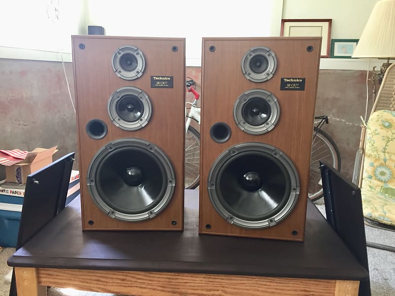 Technics SB CR77 3 way speaker pair | Reverb