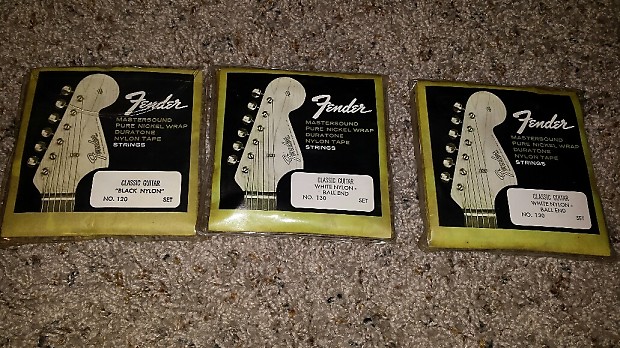 Fender Classical Guitar Strings 3 sets FREE shipping | Reverb