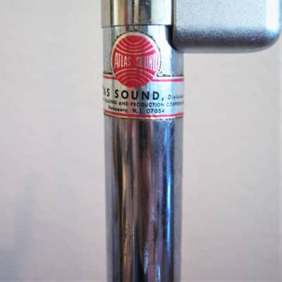 Vintage 1960's Atlas Sound MS-10C microphone adjustable floor | Reverb