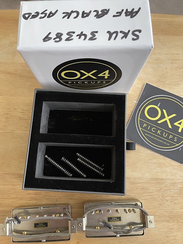 OX4 PAF Black Aged Pickups | Reverb
